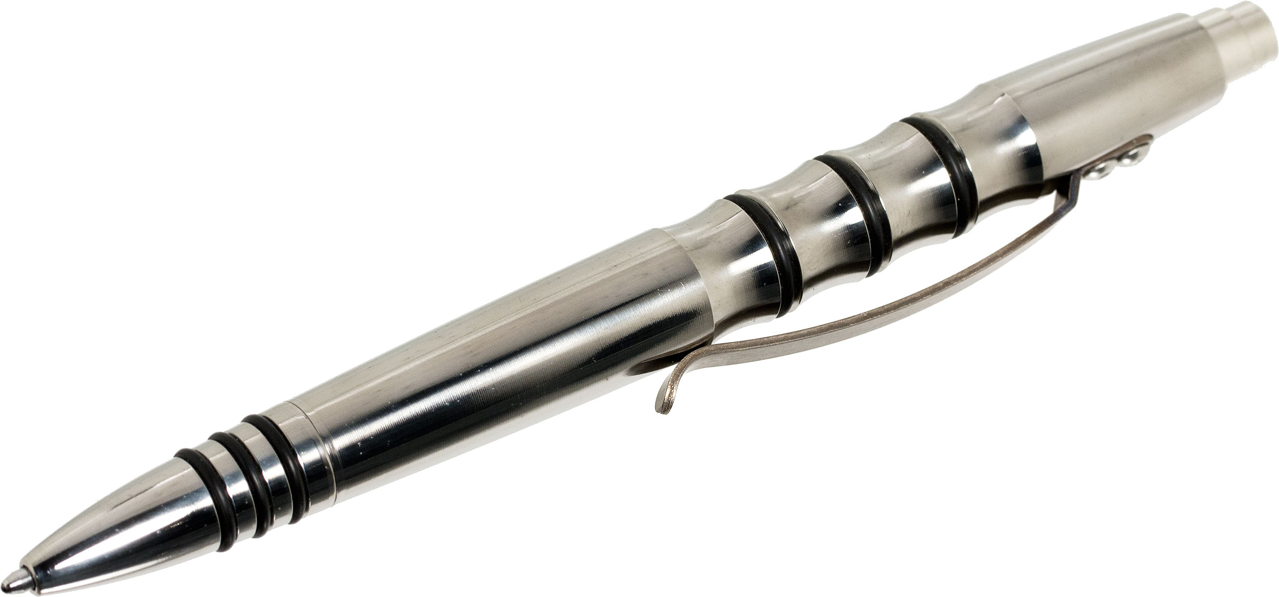 Tuff-Writer Precision Press Tactical Pen, Polished Titanium (TWP-PPP-TI ...