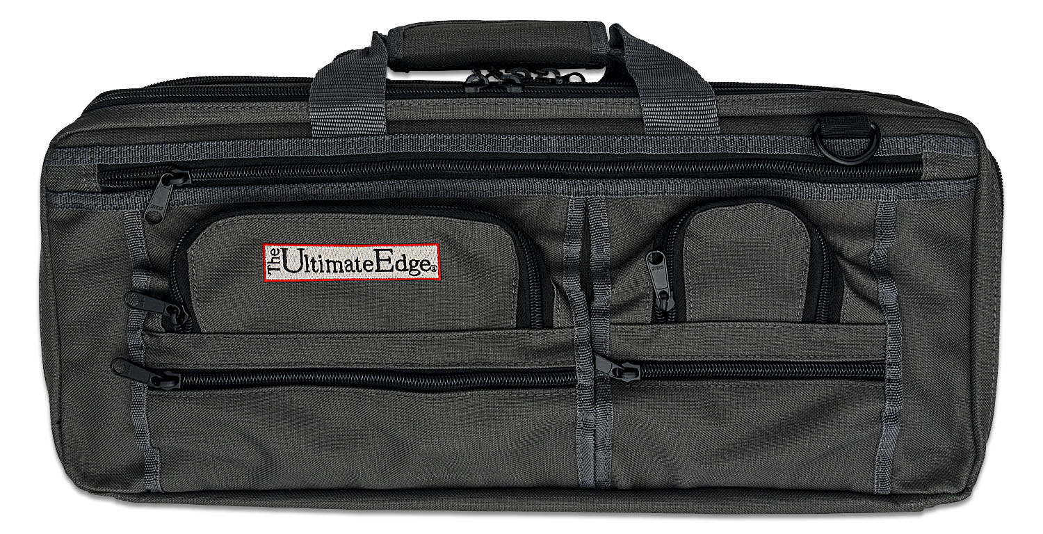 The Ultimate Edge EDGT Deluxe 18 Piece Knife Case, 5 Exterior Pockets ...
