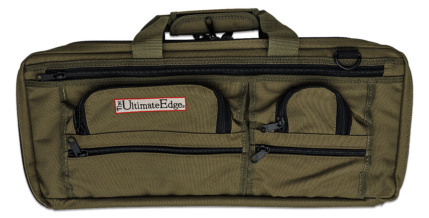 The Ultimate Edge EDOL Deluxe 18 Piece Knife Case, 5 Exterior Pockets ...