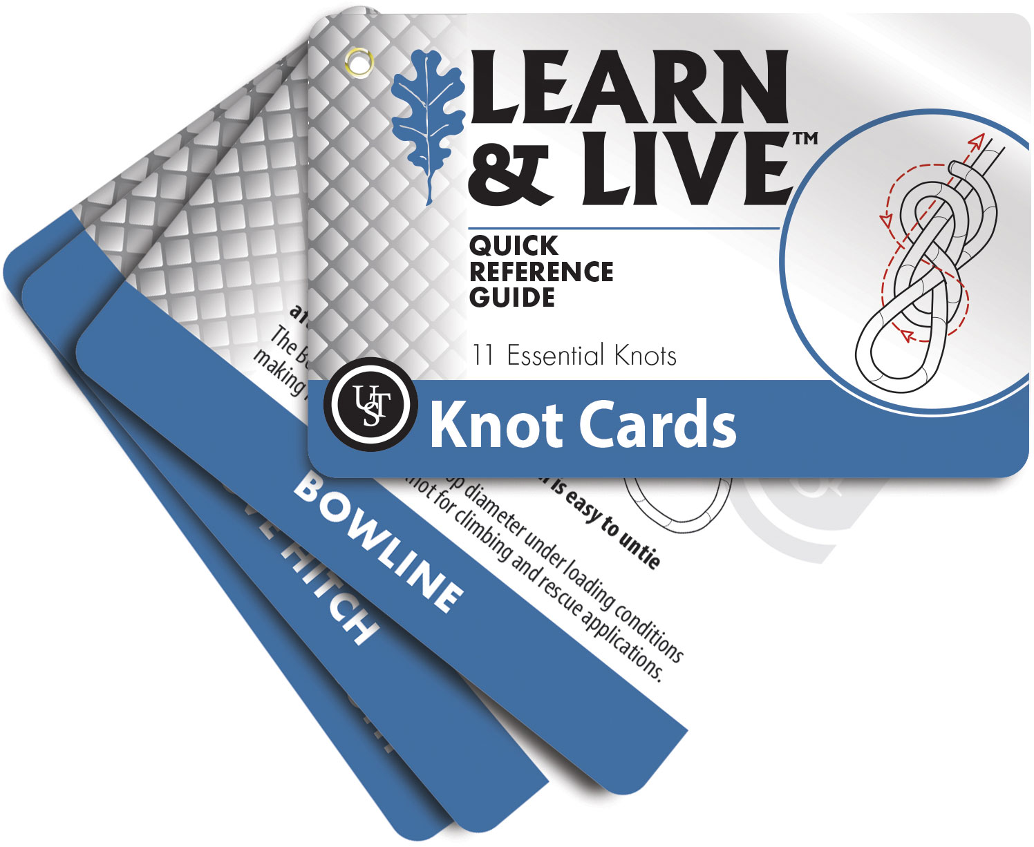 UST Ultimate Survival Learn & Live Knot Cards - KnifeCenter - 20-80 ...