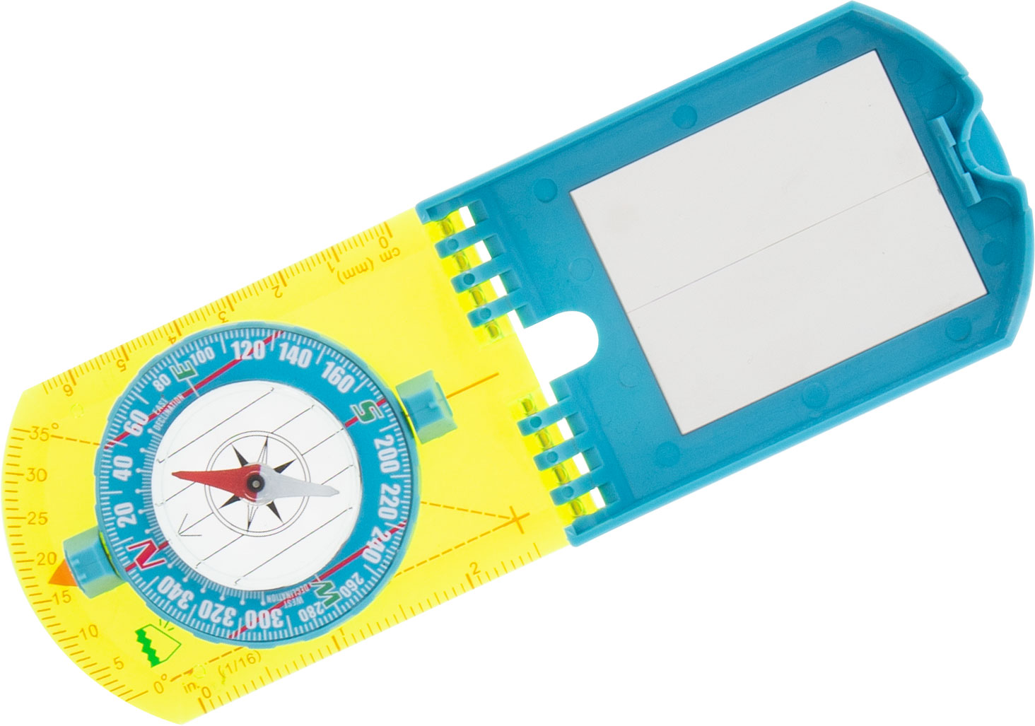 UST Ultimate Survival Hi Vis Folding Map Compass - KnifeCenter - 1156797