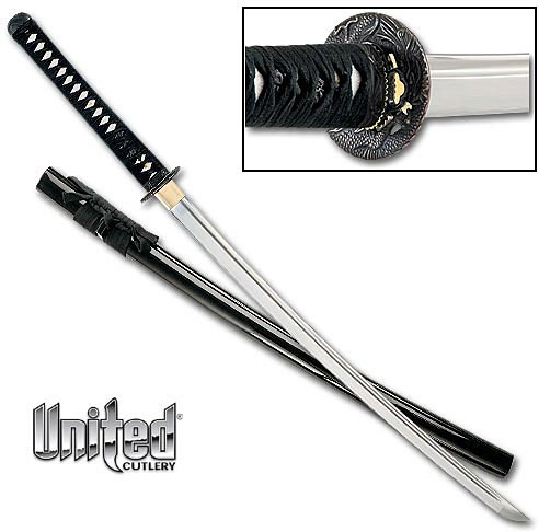 United Cutlery Practice Class Samurai Sword 27" Carbon Steel Blade ...