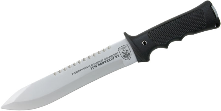 United Cutlery SOA Survival Explosion Knife Fixed 8-1/2" Blade, Nylon ...