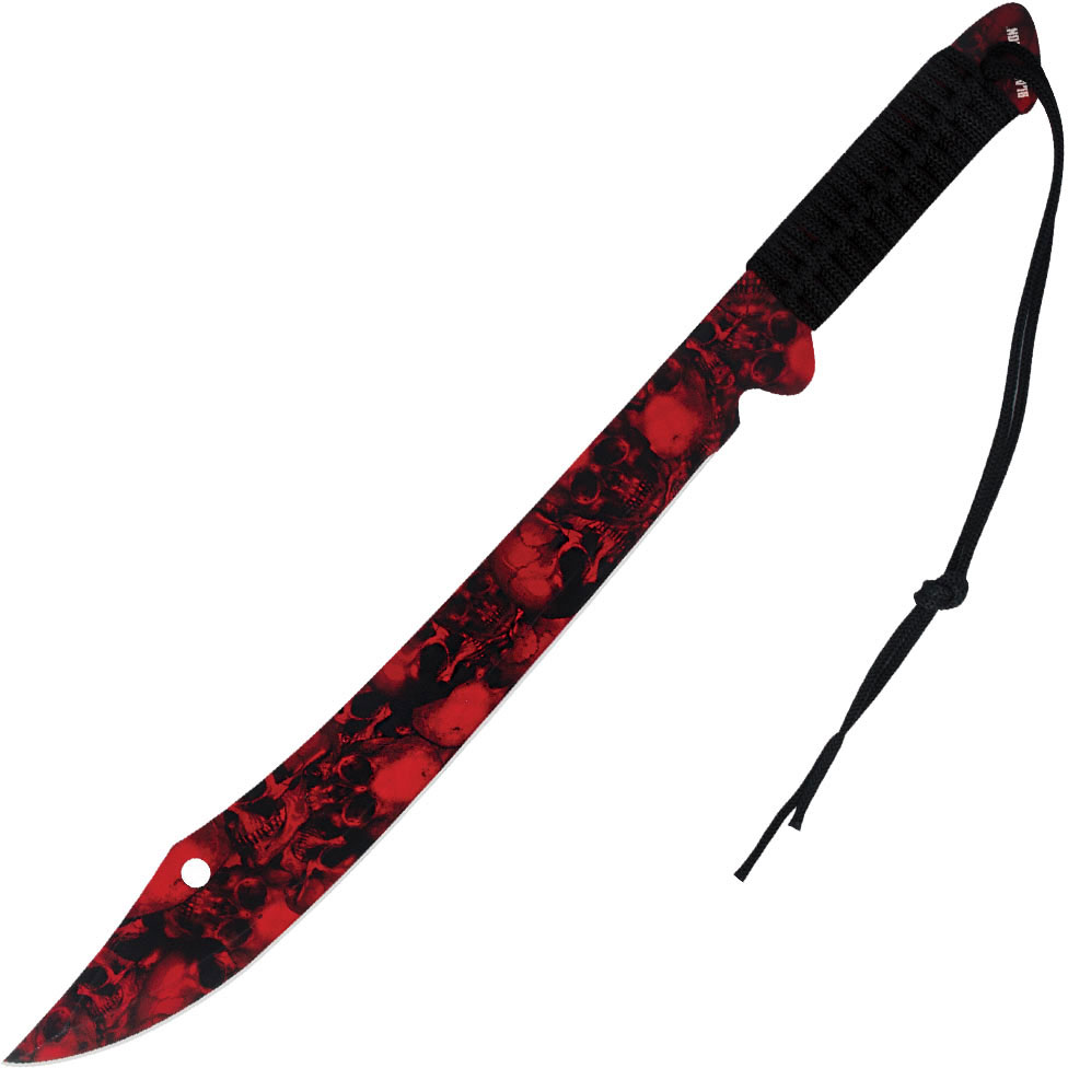 United Cutlery Black Legion Red Skull Mayhem Sword 20" Overall ...