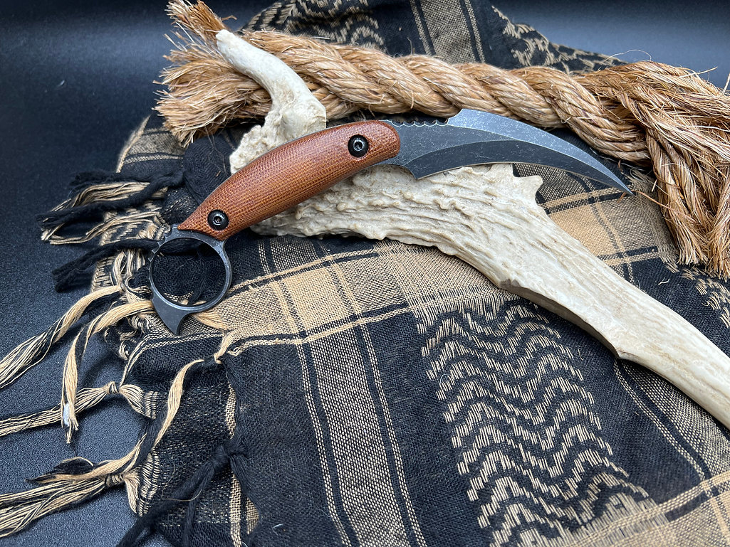 Valhalla Combat Tactical Bodyguard Karambit Fixed Blade Knife 3.75 ...