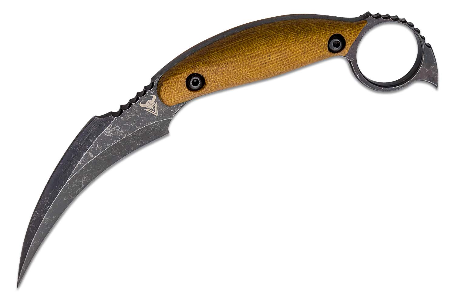 Valhalla Combat Tactical Nidhoggr Karambit Fixed Blade Knife 3.75" 1095 ...