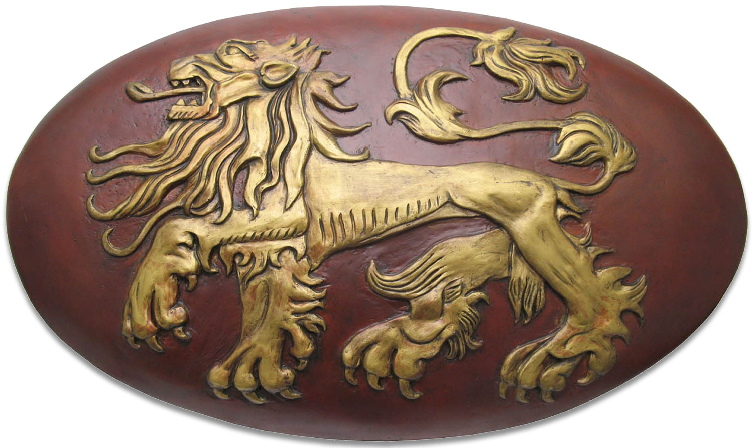 Valyrian Steel Game of Thrones Lannister Shield w/ Wall Mount ...