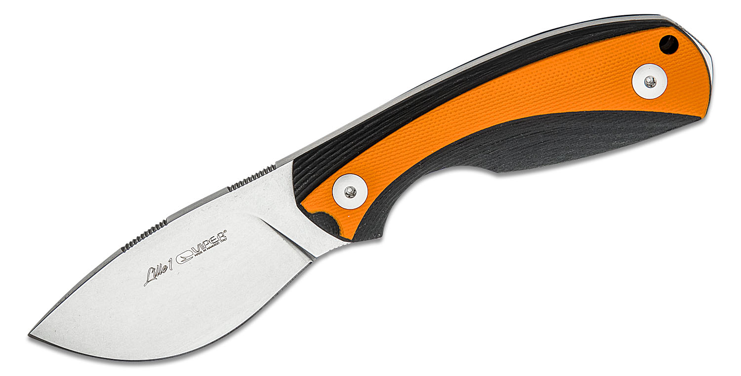 Viper Knives Vox Lille 1 Fixed Blade Knife 2.64" Elmax Stonewashed Drop ...