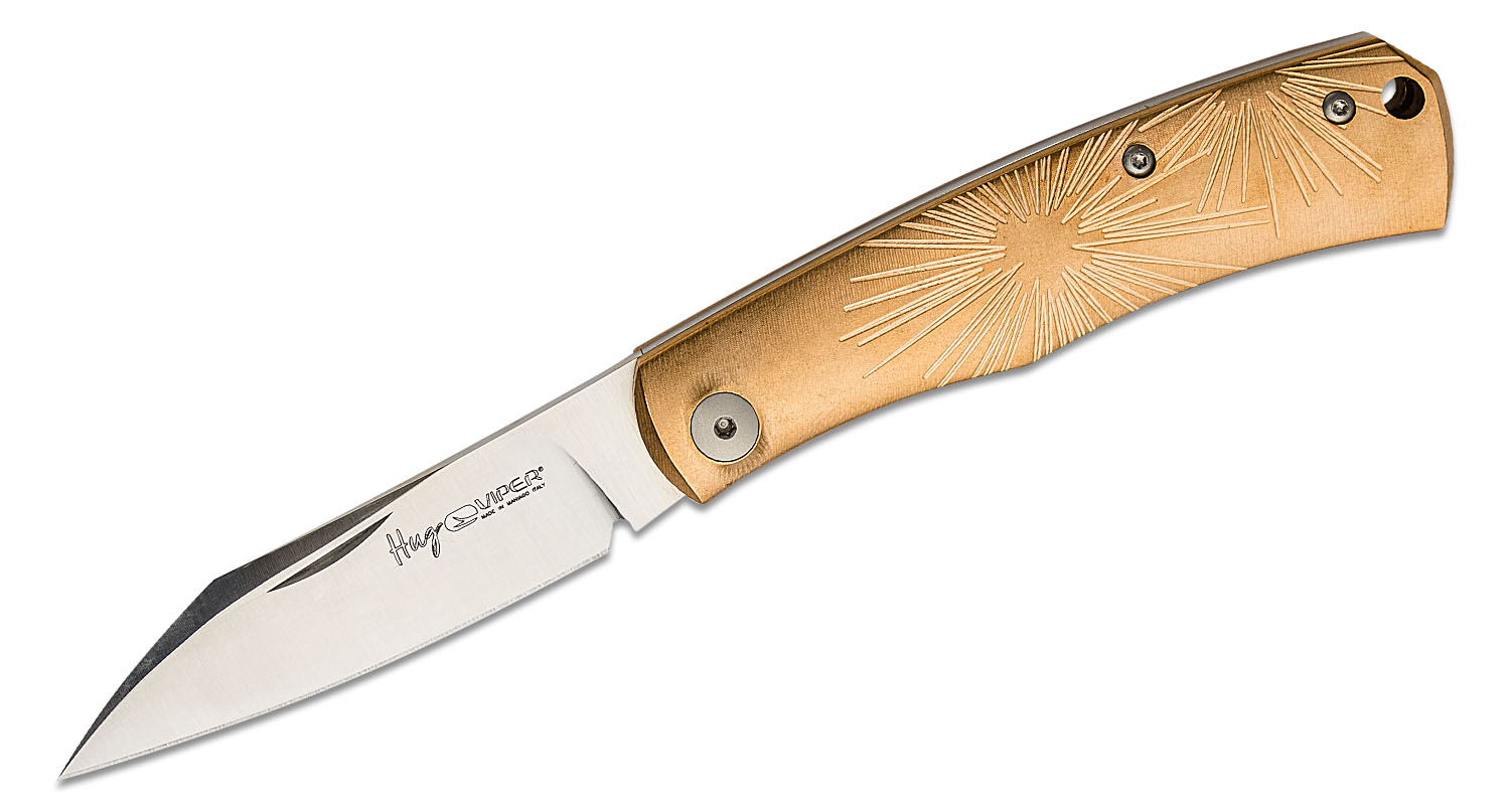 Viper Knives Hug Slipjoint Folding Knife 3.125" M390 Satin Sheepsfoot ...