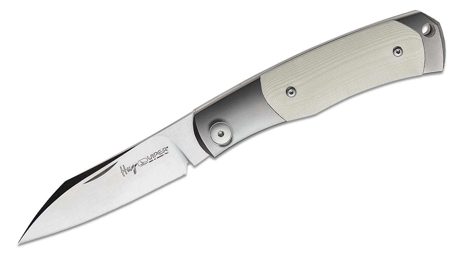 Viper Knives Hug 2 Slipjoint Folding Knife 3.125" M390 Satin Sheepsfoot ...