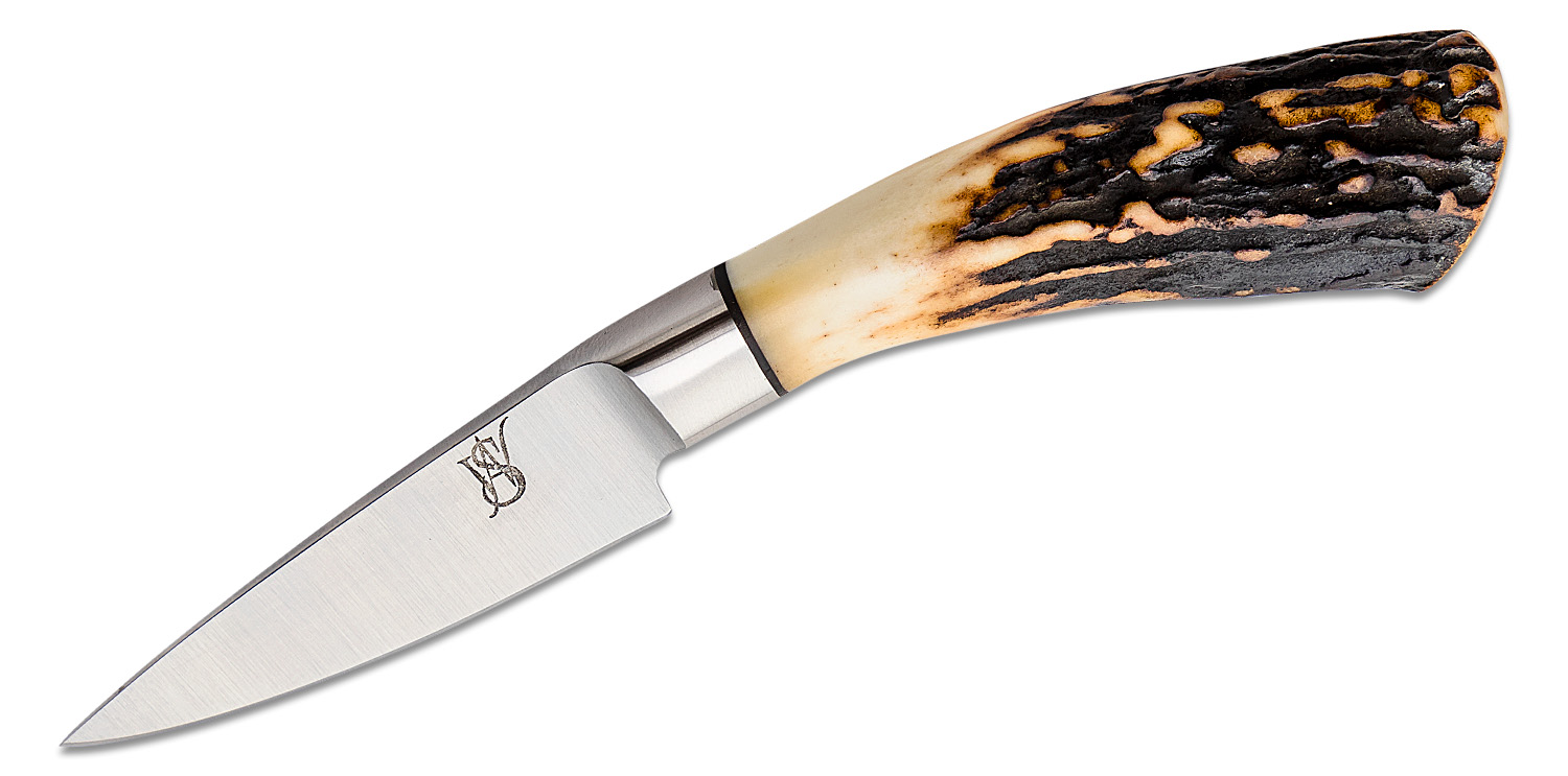 W Allen Surls Custom Integral Skinner Fixed Blade Knife 2.875" 1085 ...