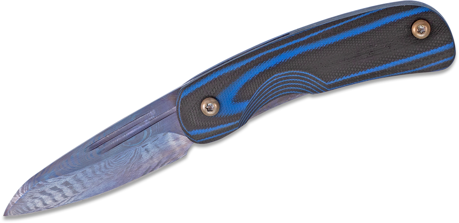 Warren Thomas Custom Folding Pen Knife 2.75" Carbidized Titanium Blade ...