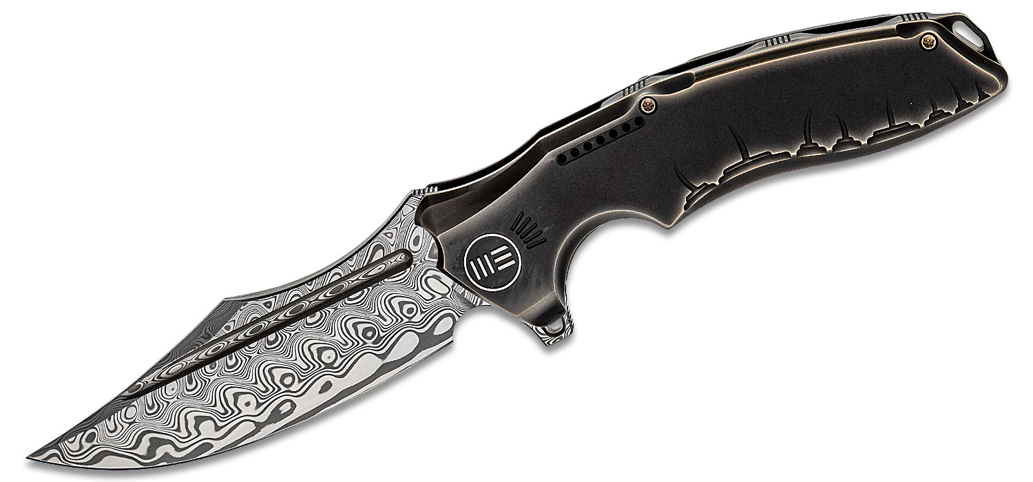 We Knife Company 814DS-2 Chimera Flipper Knife 3.9" Hakkapella ...