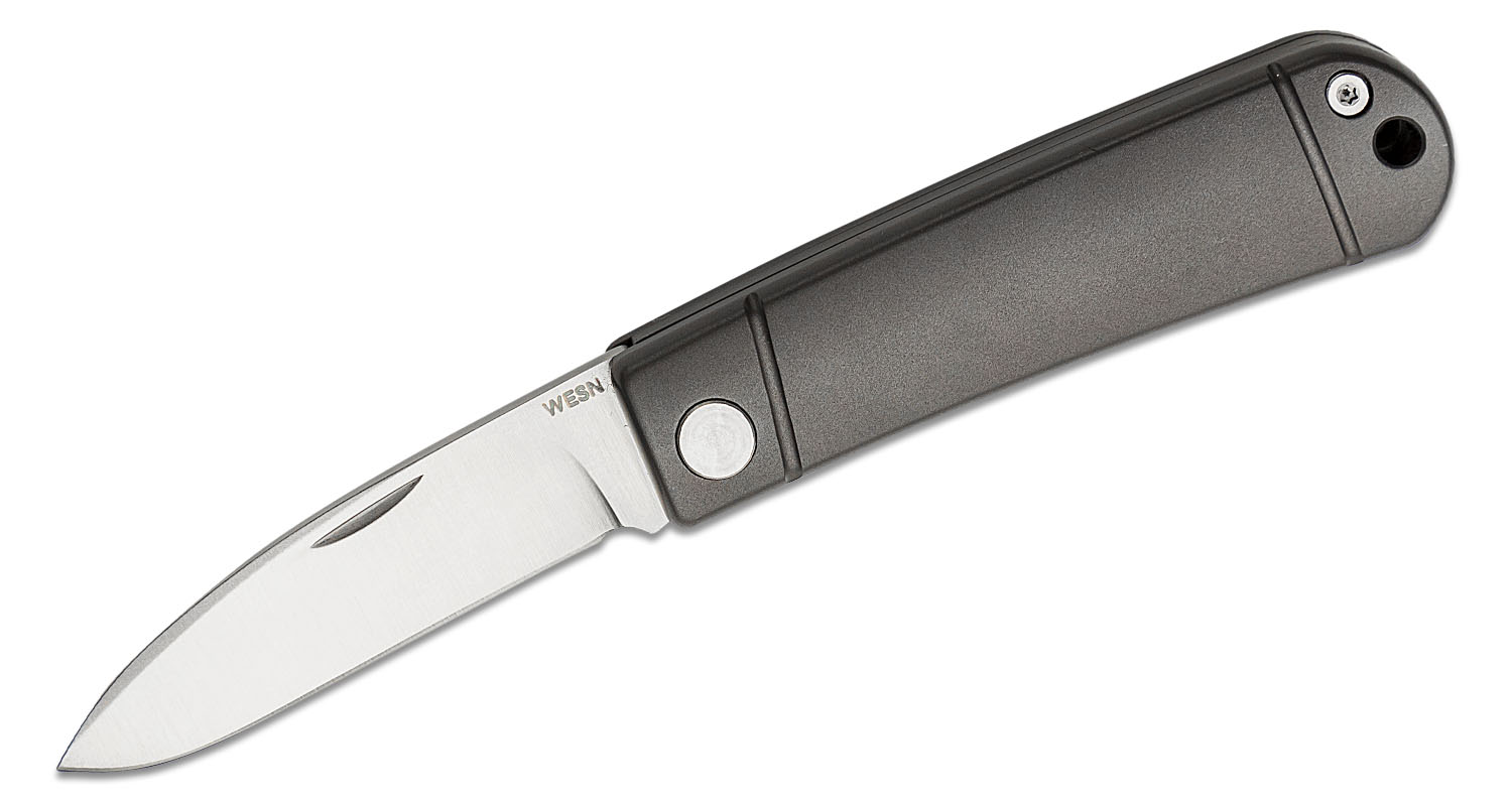 Wesn Goods The Henry Slipjoint Folding Knife 2.35" 14C28N Satin Drop ...