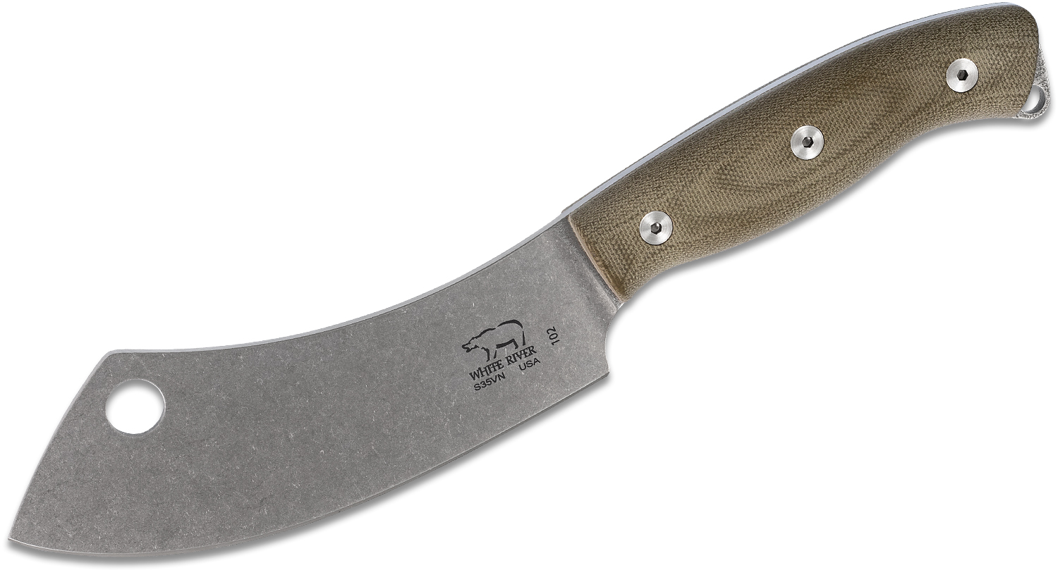 White River Knives Camp Cleaver Fixed Blade Knife 5.5" S35VN ...