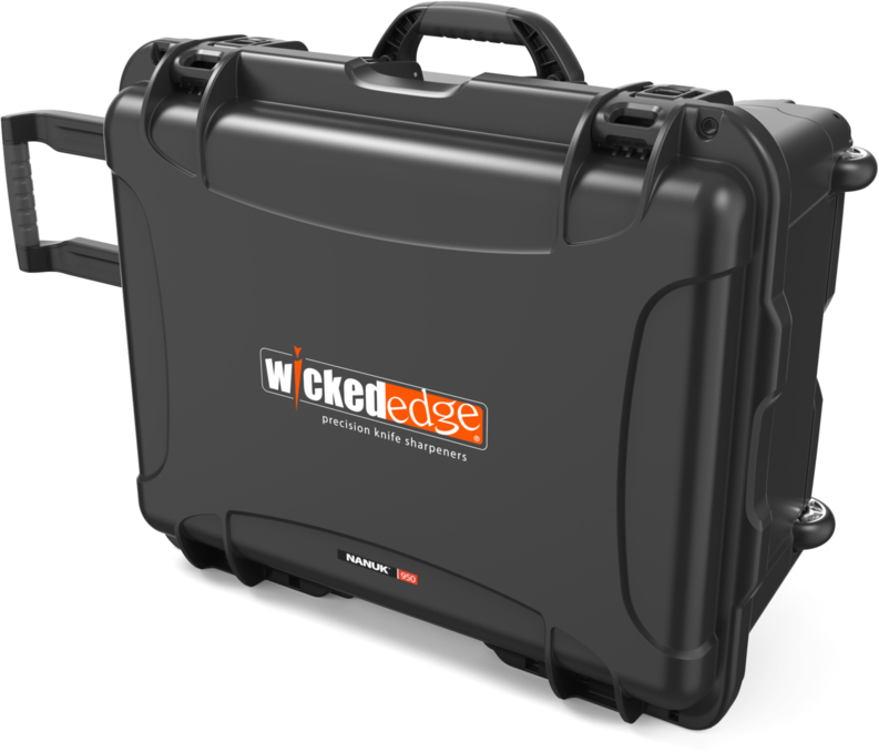 Wicked Edge WEHC3 Hard Rolling Carry Case with Retractable Handle ...