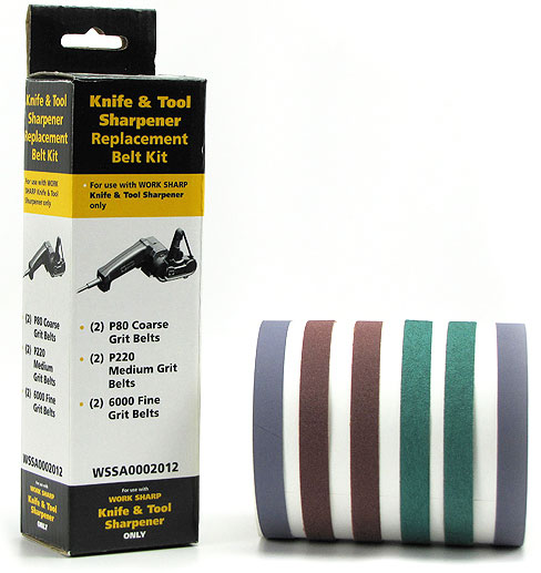 Work Sharp WSSA0002012 WSKTS Assorted Belt Kit - KnifeCenter