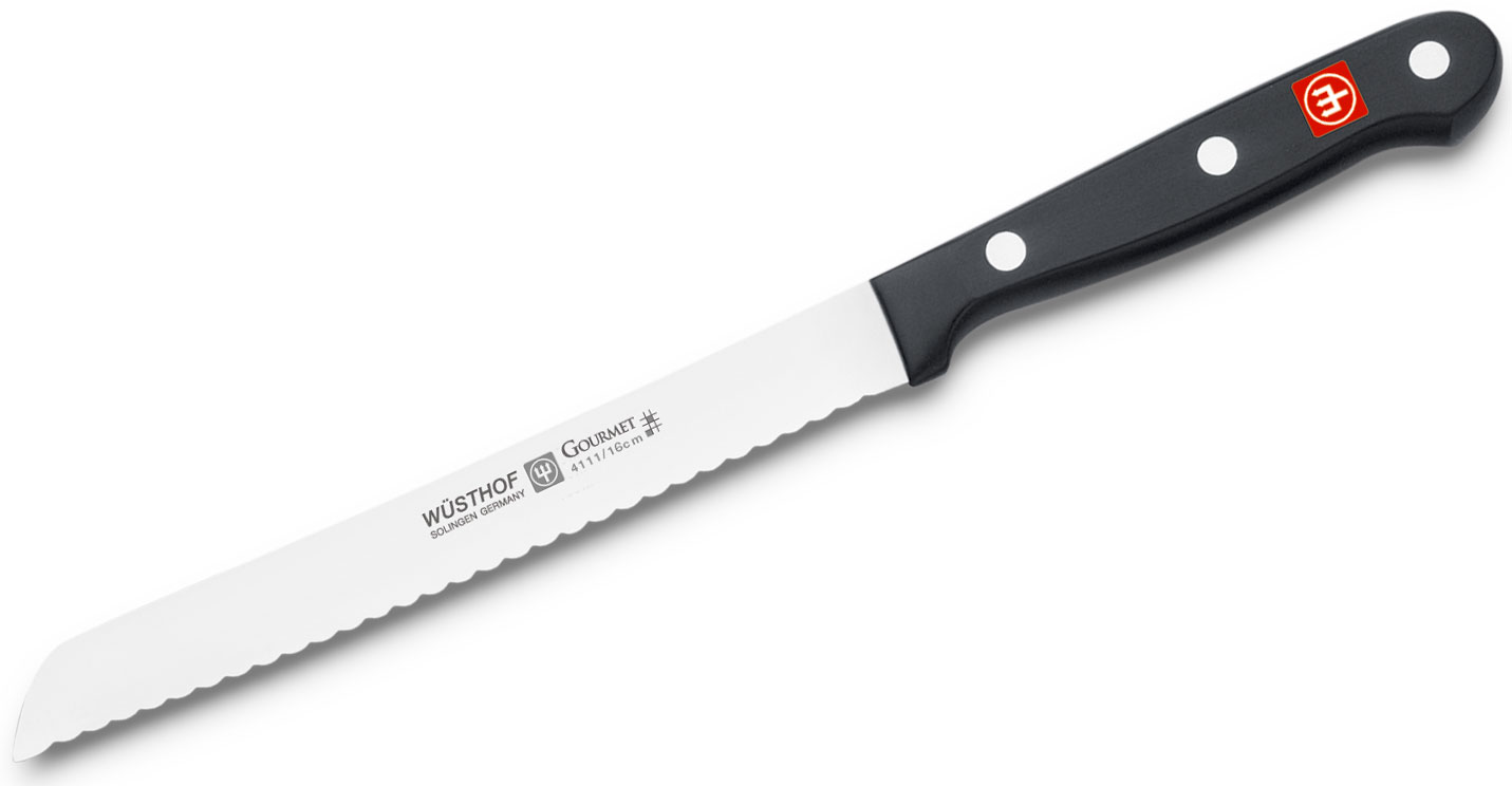 Wusthof Gourmet 6" Serrated Salami Knife - KnifeCenter - 4111-7 ...