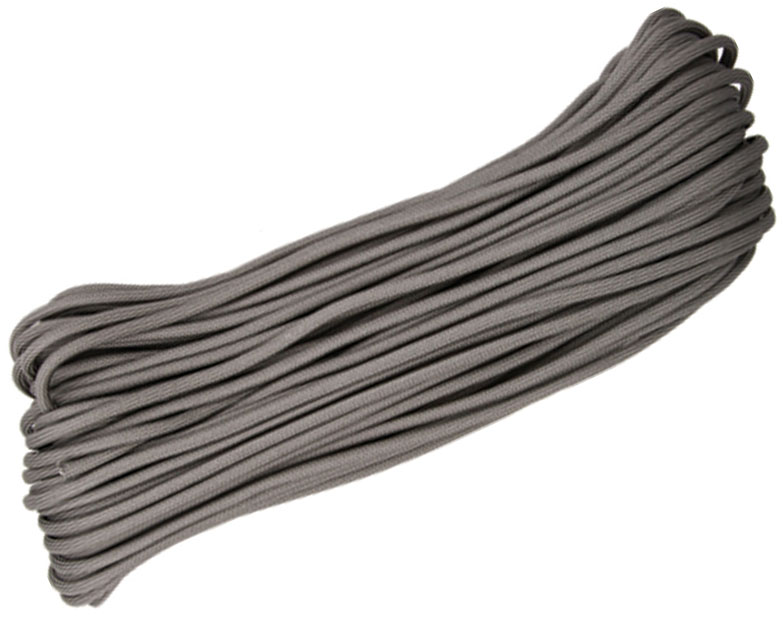 Atwood Rope 550 Paracord, Graphite, 100 Feet - KnifeCenter - RG1085H