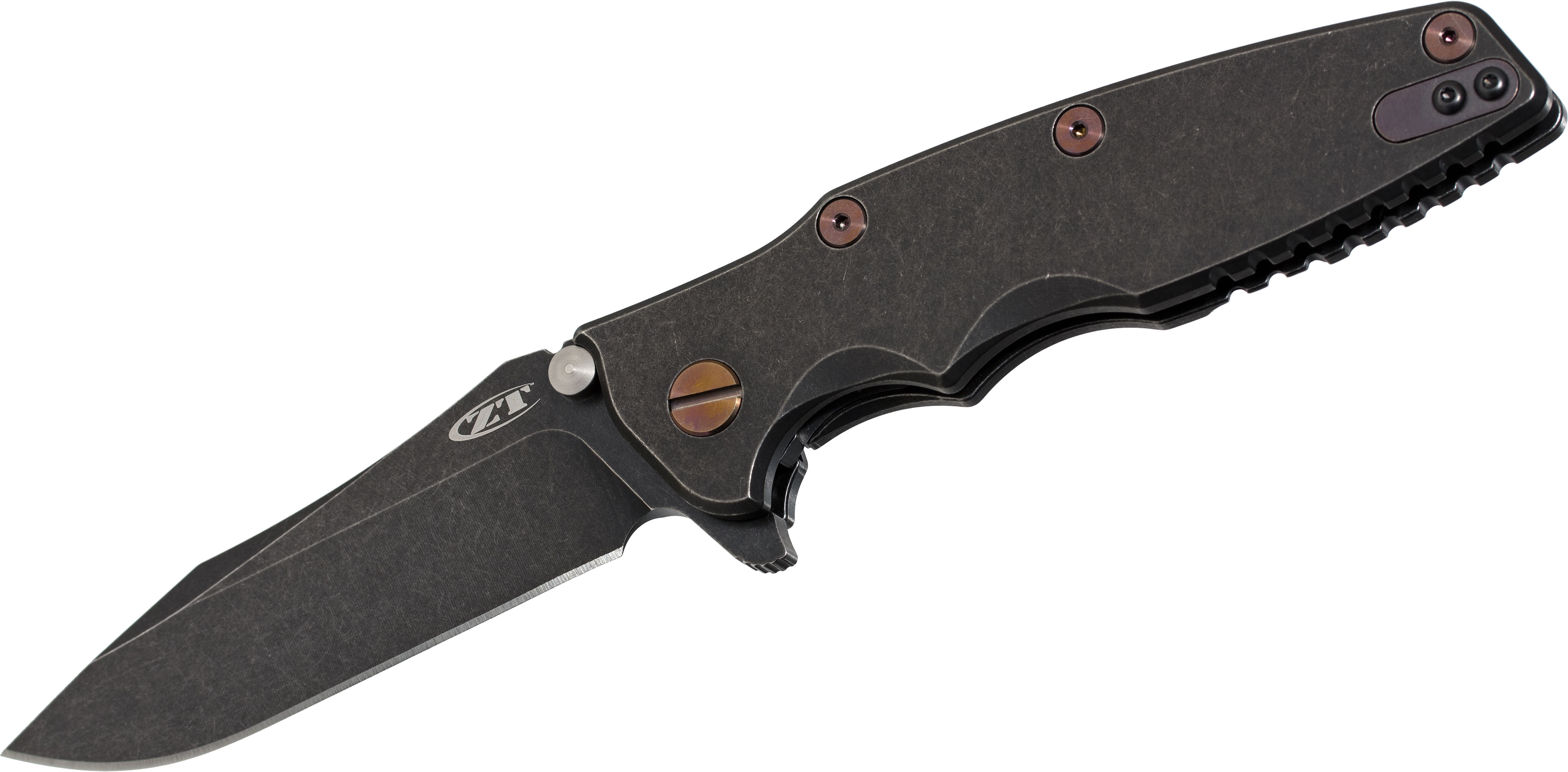 Zero Tolerance 0392BWBRZ Rick Hinderer Factory Custom Folding 3.5" CTS ...