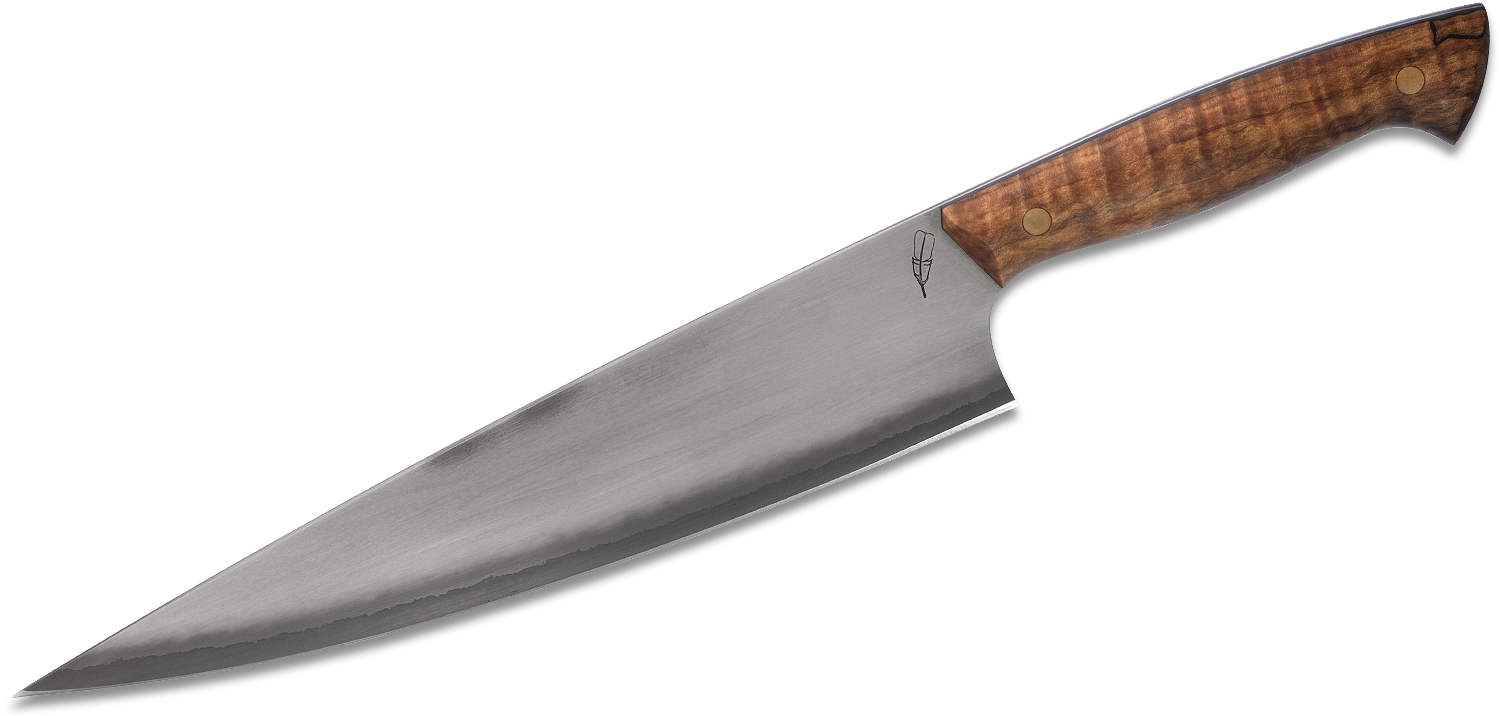 Michael Zieba Custom Master Chef's Knife 9.625" Tumbler Fine Natural ...