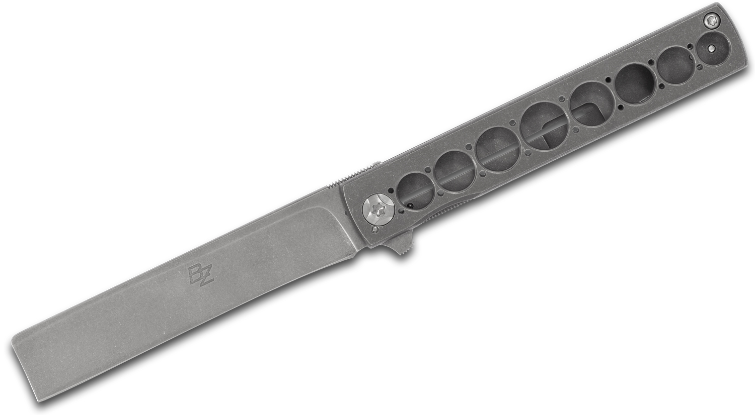 Brad Zinker Custom CZ Razor Frame Lock Flipper Knife 3.45" CPM-154 ...