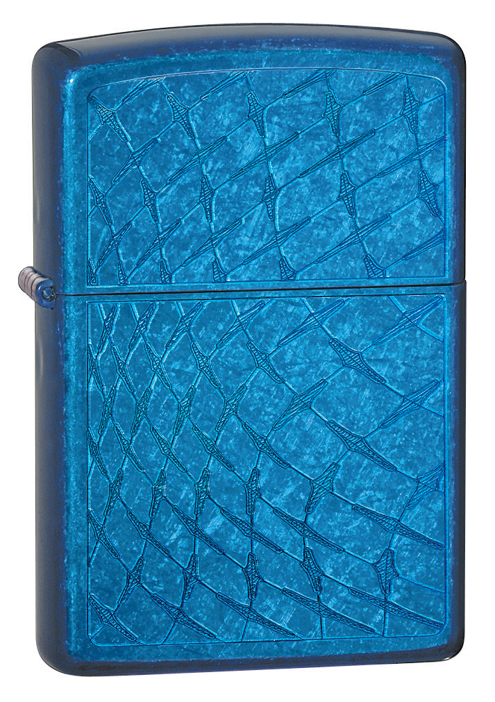 Zippo Iced Diamond Cerulean Classic - KnifeCenter - 28341 - Discontinued