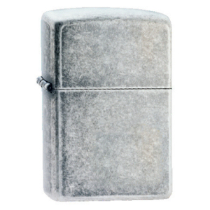 Zippo Antique Silver Plate Classic Lighter - KnifeCenter - 121FB