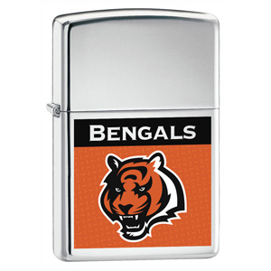 Zippo® High Polish Chrome, Cincinnati Bengals - KnifeCenter - ZIP22633 ...