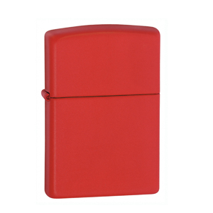 Zippo Lighter Red Matte Classic - KnifeCenter - 233 - Discontinued