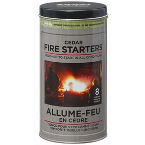 Zippo Cedar Fire Starters with Storage Tin - KnifeCenter - 44023 ...