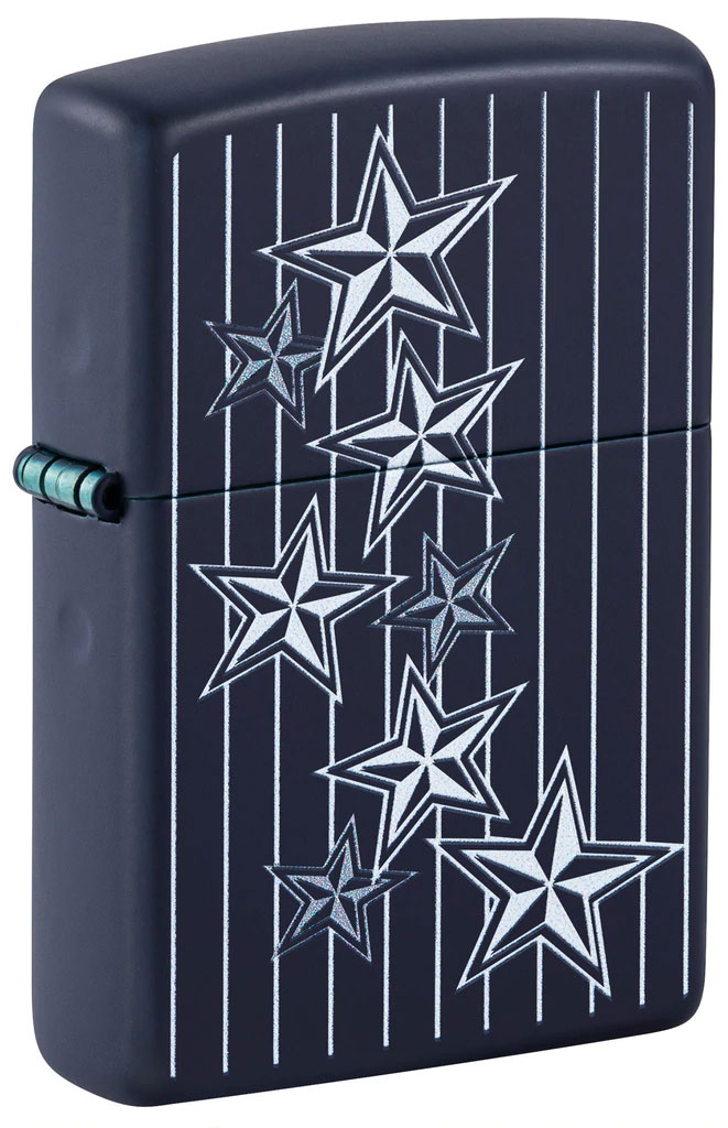 Reviews and Ratings for Zippo Lighter Matte Navy, Pinstripe Stars ...