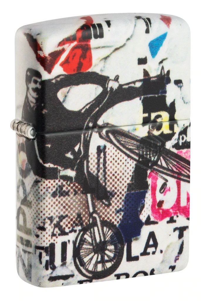 Zippo Lighter Matte 540 Color, Zippo Pop Art Design - KnifeCenter ...