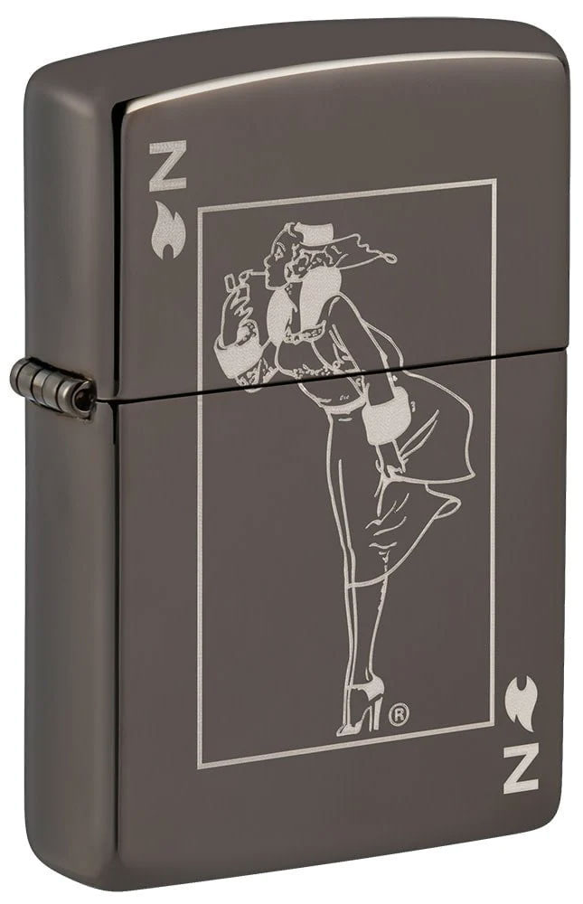 Reviews and Ratings for Zippo Lighter Black Ice, Windy Playing Card ...